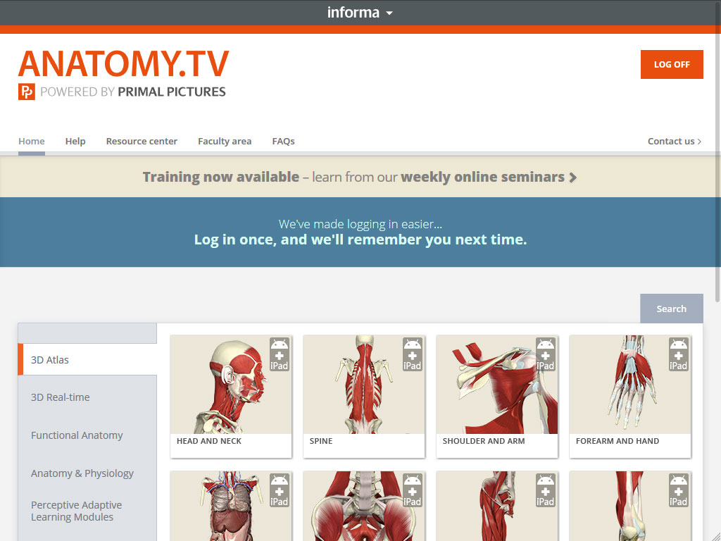 Help using Anatomy PALMs on Anatomy.tv | Primal Pictures' 3D Human Anatomy